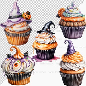 Watercolor Halloween Clipart , Cute Halloween Watercolor Clipart ...