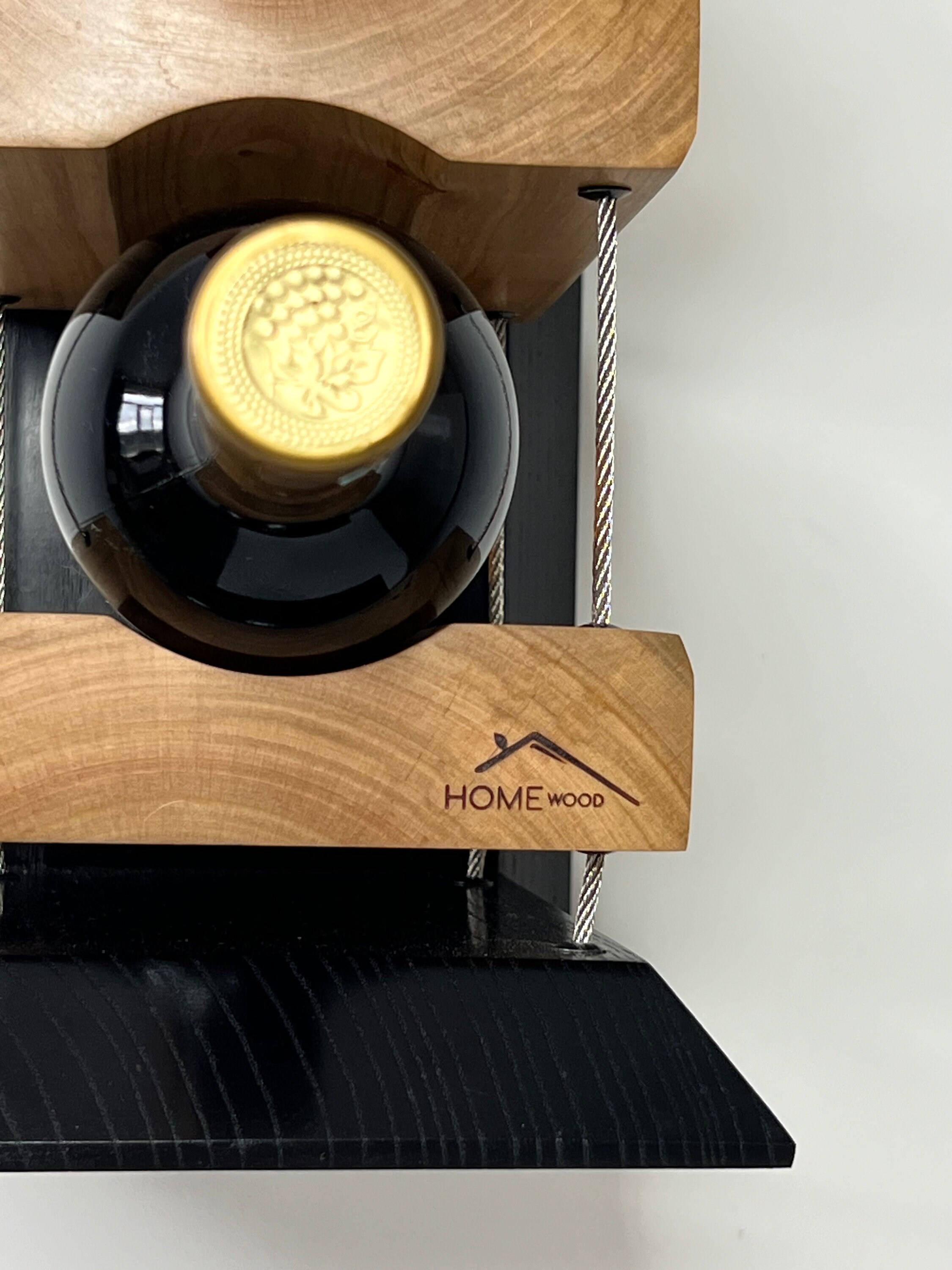 Wooden Wine Rack, Bottle Storage, Wine Bottles Holder, Wine Shelf, Wall ...