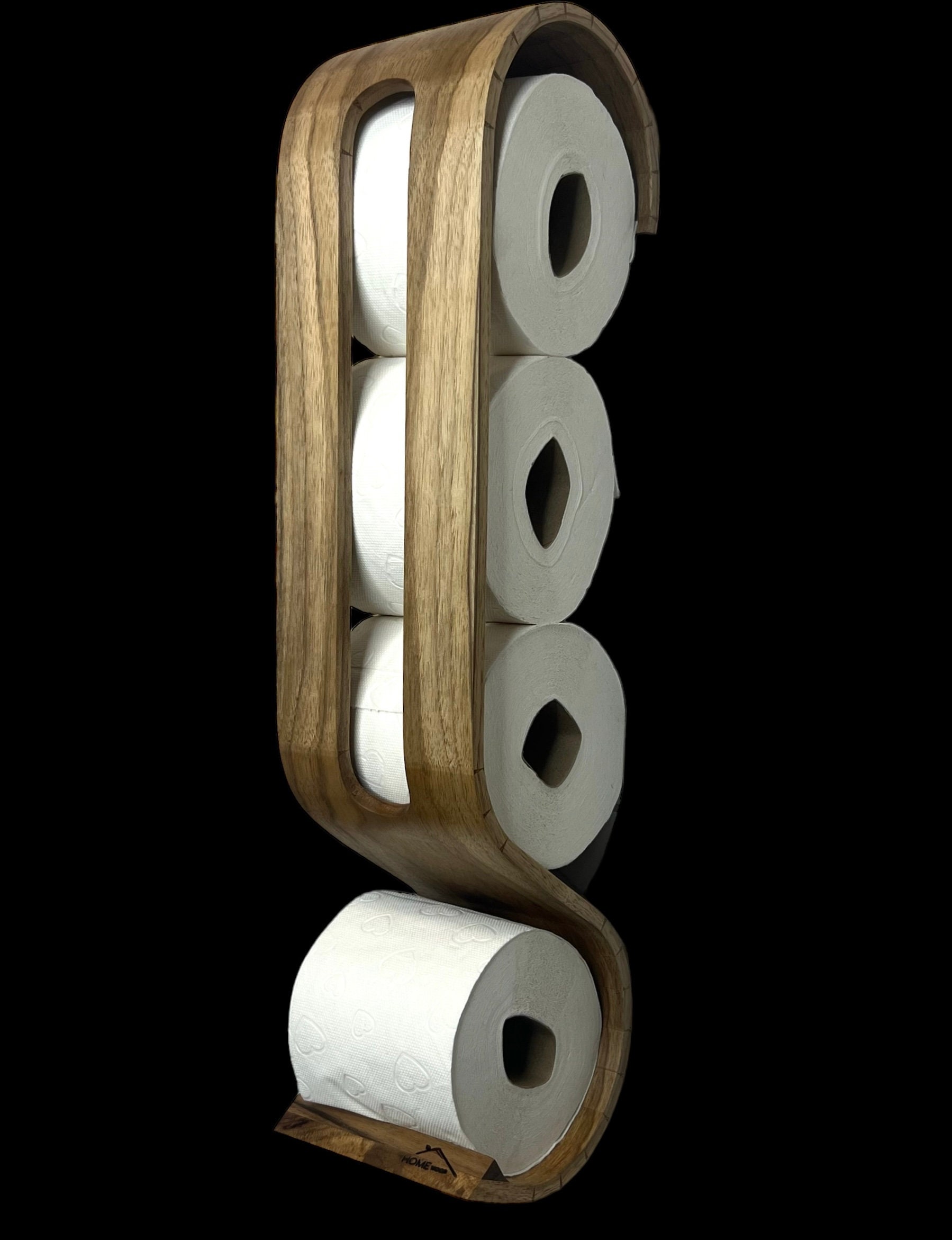 Wood Toilet Paper Holder, Toilet Paper Holder, Toilet Paper Holder Wall ...