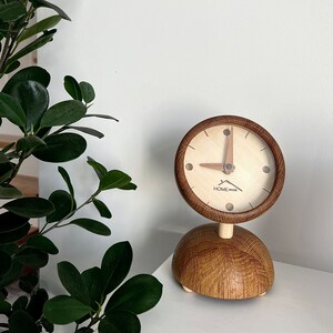 Table Clock, Desk Clock, Wooden Clock, Design Table Clock, Handcrafted ...