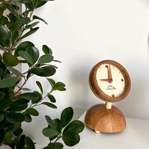 Table Clock, Desk Clock, Wooden Clock, Design Table Clock, Handcrafted ...