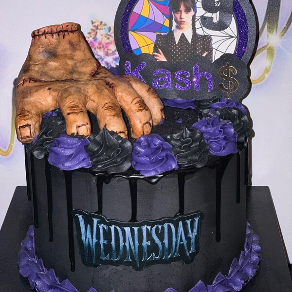 Thing Hand Cake Topper - Etsy