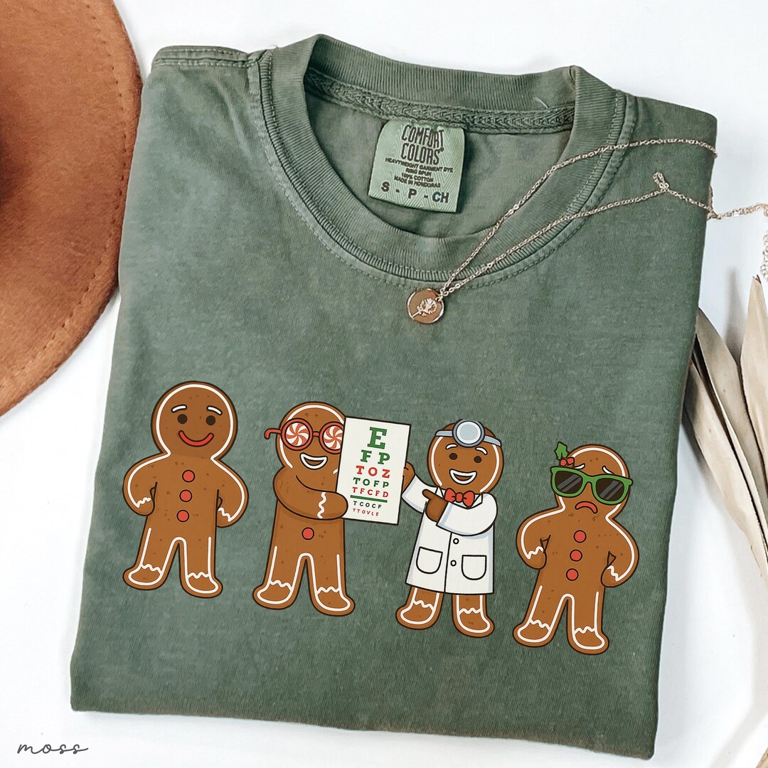 Christmas Cookies Optometrist Shirt, Optometry Gingerbread Christmas ...