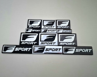 Lexus F Sport 3D Metal Badge Logo Emblem Sticker Graphic Decal - Etsy