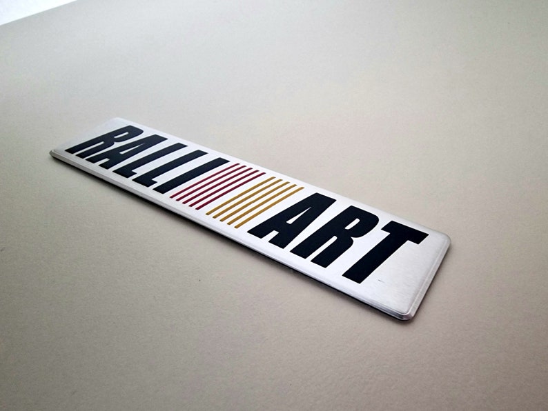 Mitsubishi Ralliart 3D Metal Badge Logo Emblem Sticker Graphic Decal ...