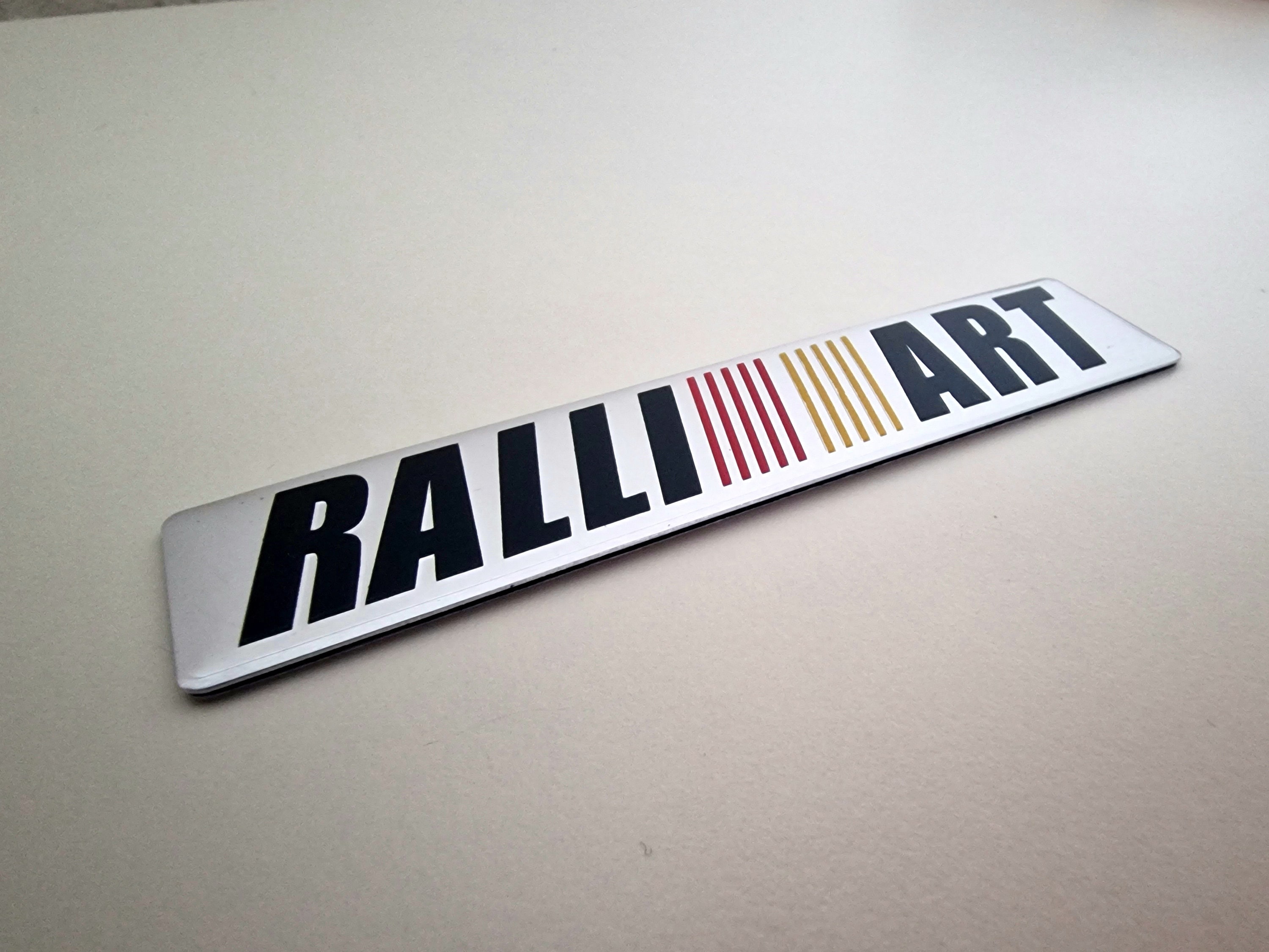 Mitsubishi Ralliart 3D Metal Badge Logo Emblem Sticker Graphic Decal ...