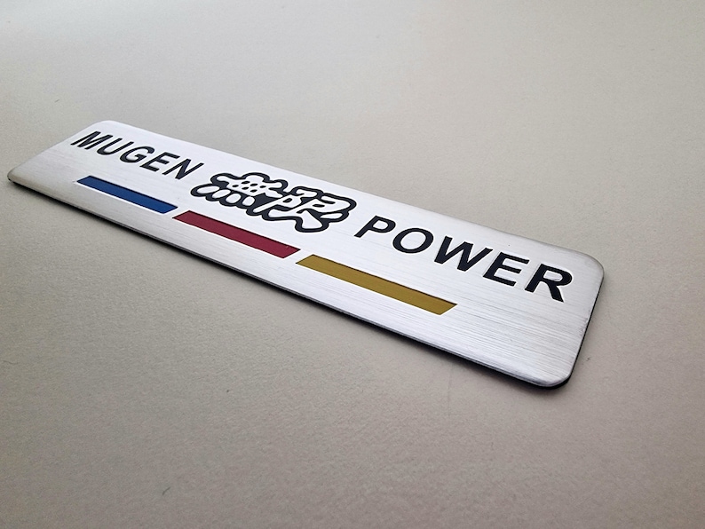 Mugen Power Honda 3D Metal Badge Logo Emblem Sticker Graphic Decal ...