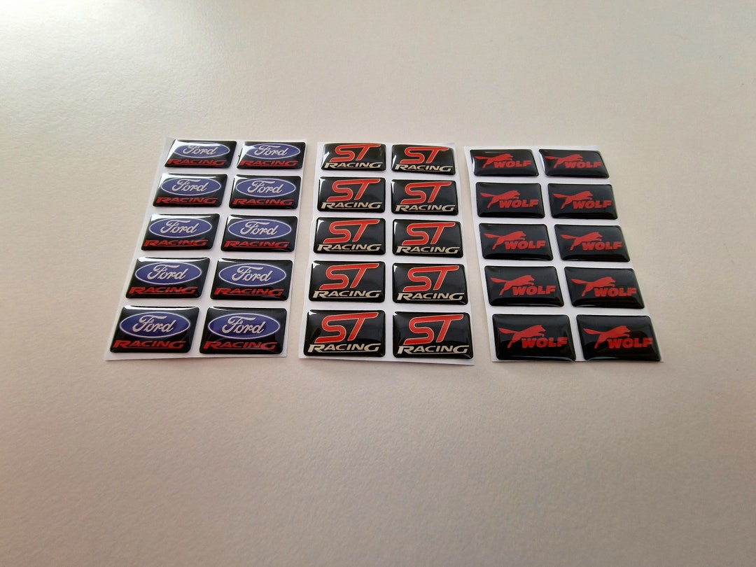 Ford Racing ST Wolf 3D Badge Logo Emblem Sticker Graphic Decal - Etsy