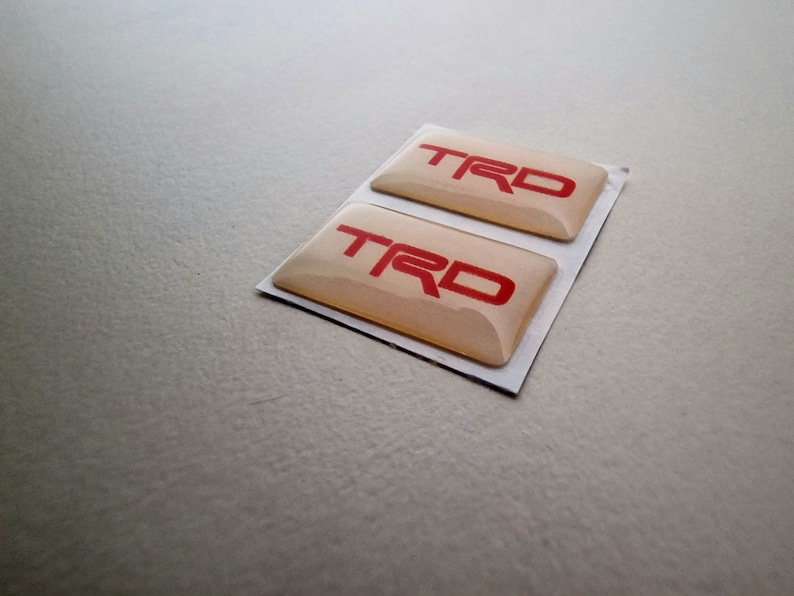 Toyota TRD 3D Domed Badge Logo Emblem Sticker Graphic Decal - Etsy