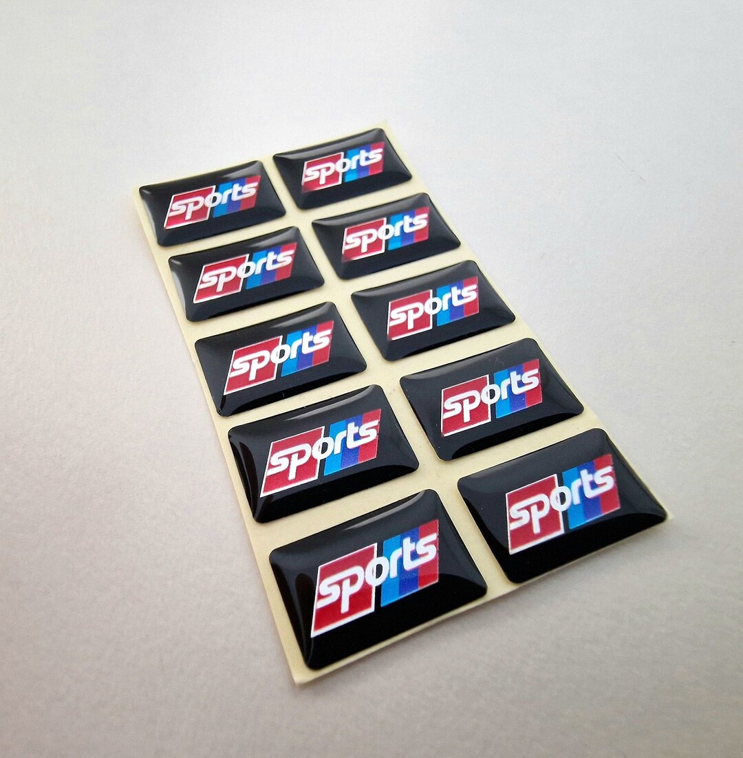 Sports 3D Domed Badge Logo Emblem Sticker Graphic Decal - Etsy
