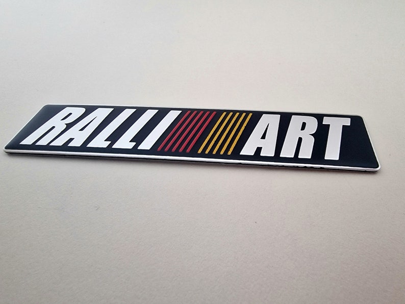 Mitsubishi Ralliart 3D Metal Badge Logo Emblem Sticker Graphic Decal ...