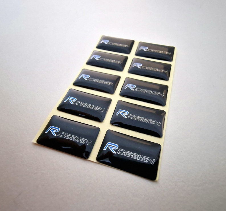 Volvo R Design 3D Domed Badge Logo Emblem Sticker Graphic Decal - Etsy