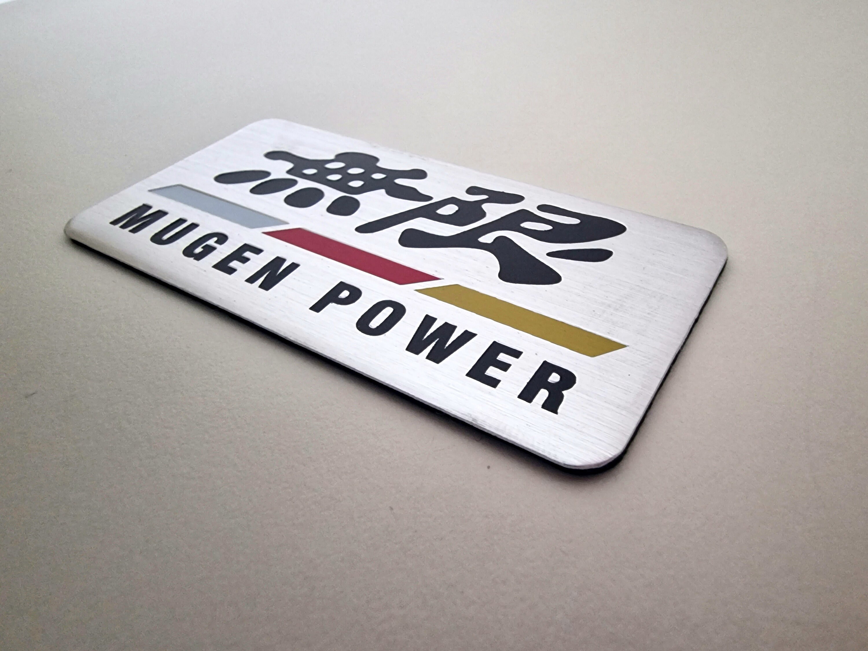 Mugen Honda Logo Emblema Honda Buy 1x Chrome Metal Mugen Logo Front