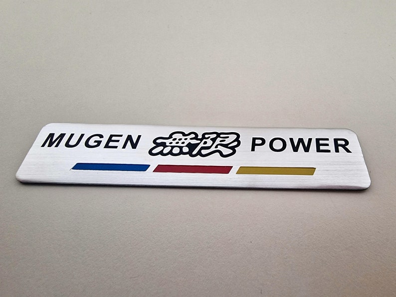Mugen Power Honda 3D Metal Badge Logo Emblem Sticker Graphic Decal - Etsy
