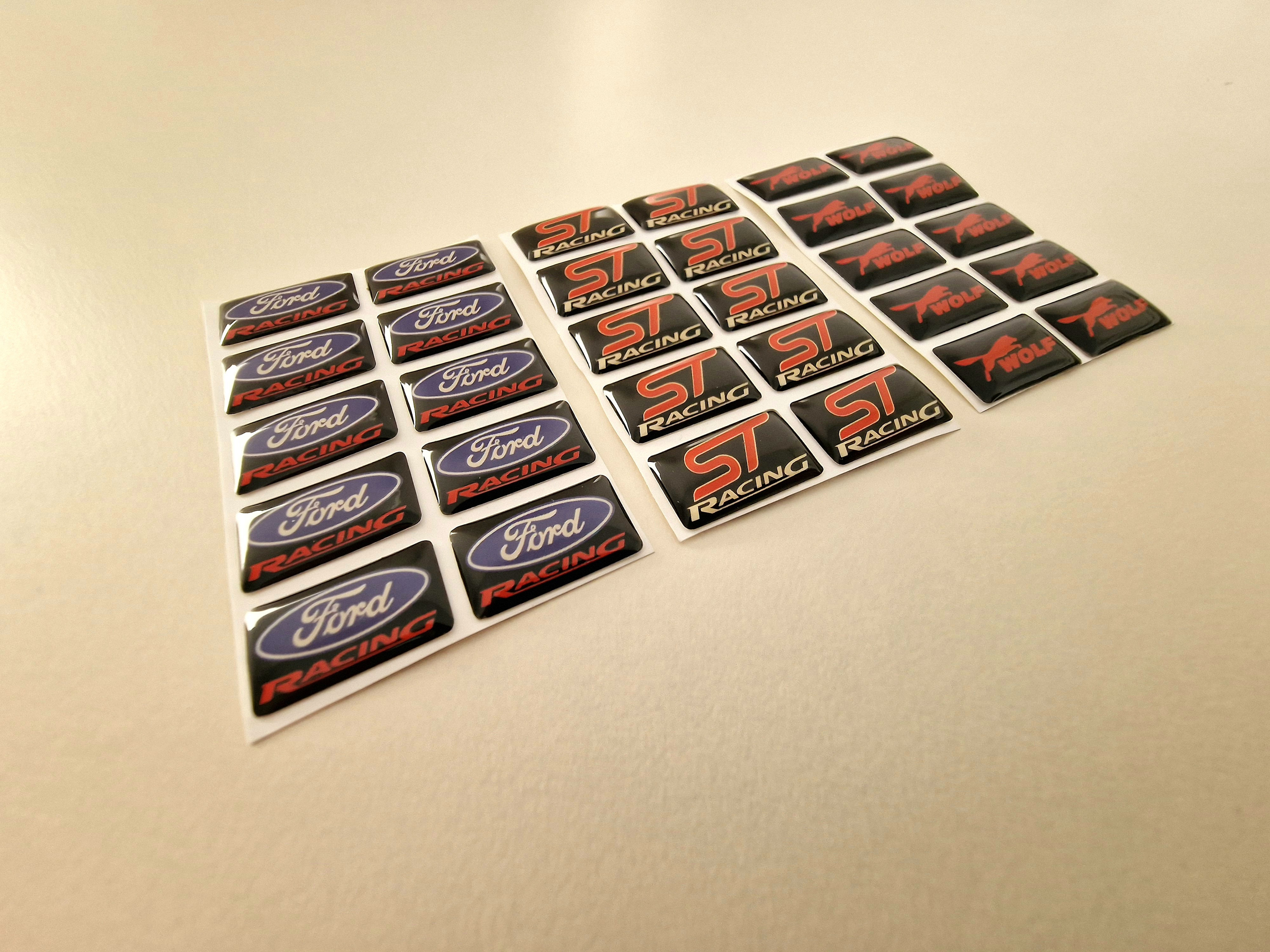 Ford Racing ST Wolf 3D Badge Logo Emblem Sticker Graphic Decal - Etsy