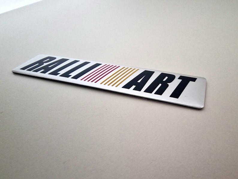 Mitsubishi Ralliart 3D Metal Badge Logo Emblem Sticker Graphic Decal ...