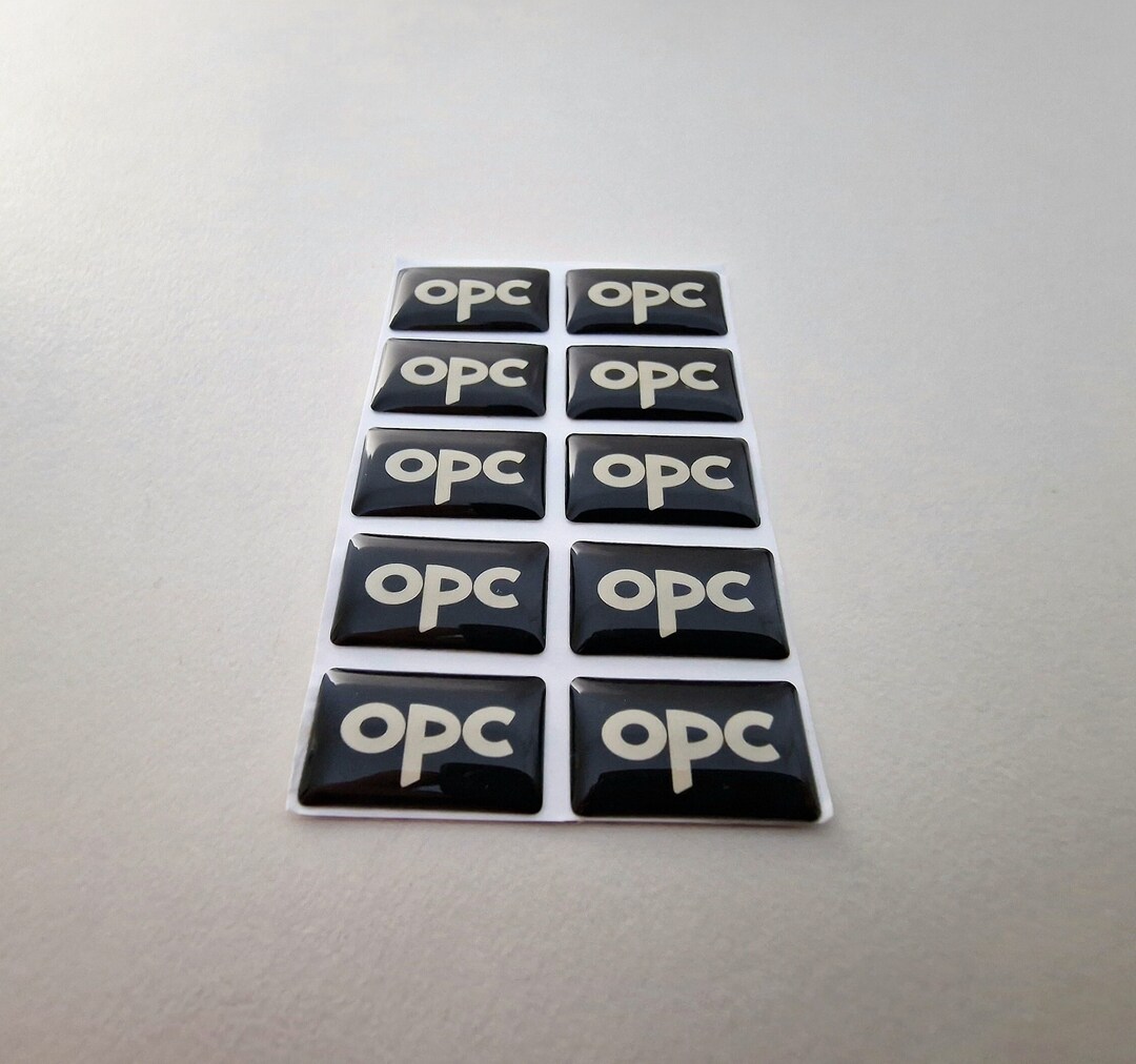 Opc Opel / Vauxhall 3D Domed Badge Logo Emblem Sticker Graphic Decal - Etsy