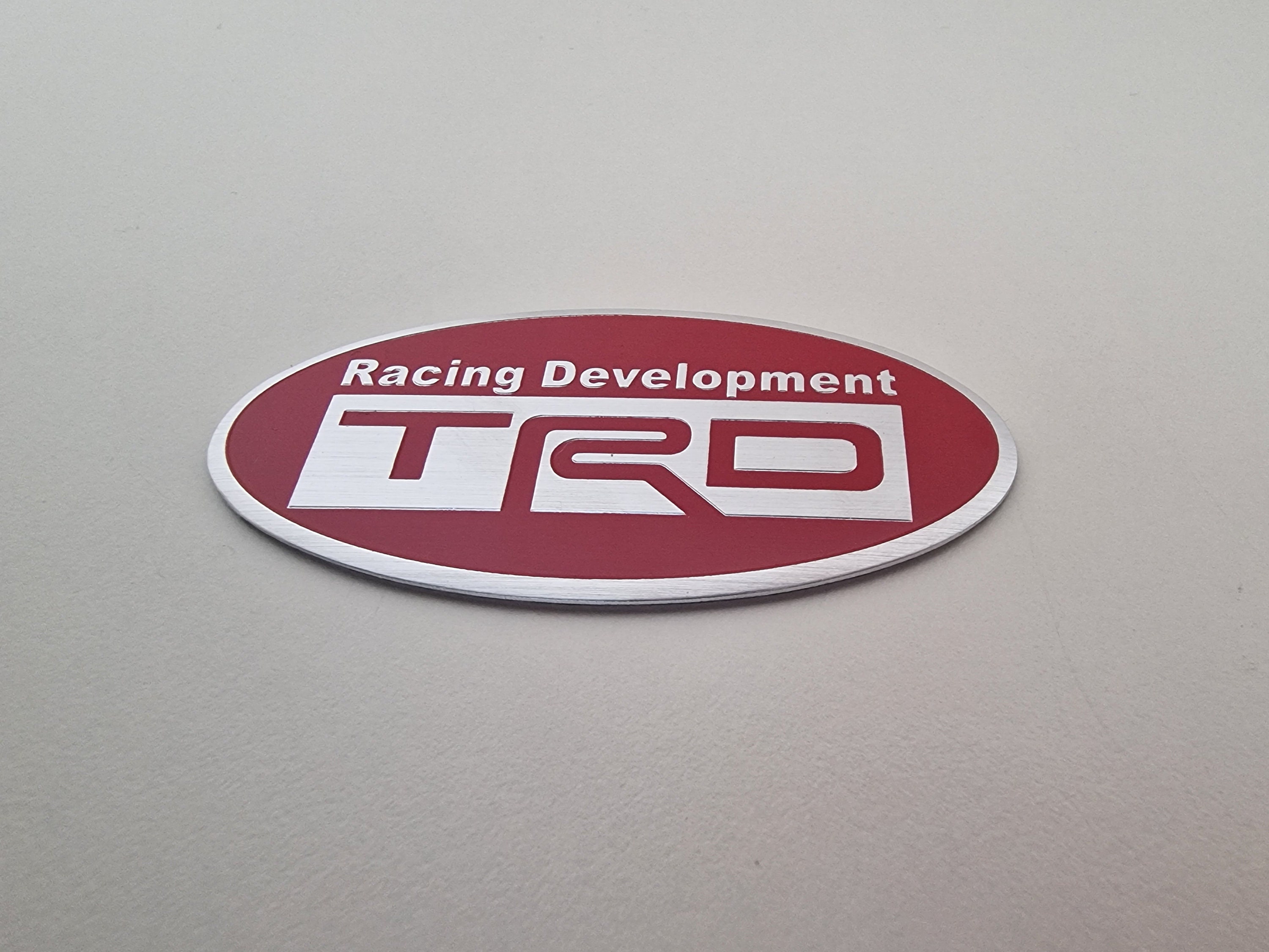Toyota TRD 3D Metal Badge Logo Emblem Sticker Graphic Decal - Etsy