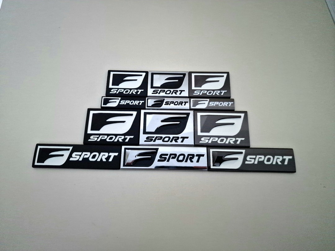 Lexus F Sport 3D Metal Badge Logo Emblem Sticker Graphic Decal - Etsy