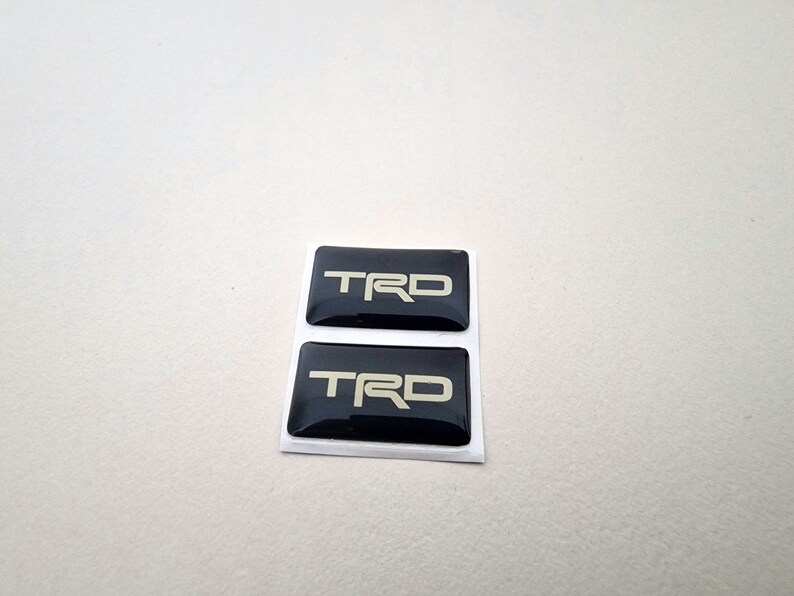 Toyota TRD 3D Domed Badge Logo Emblem Sticker Graphic Decal - Etsy