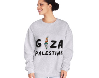 Gaza Palestine Embroidered Sweater Palestinian Shirt - Etsy