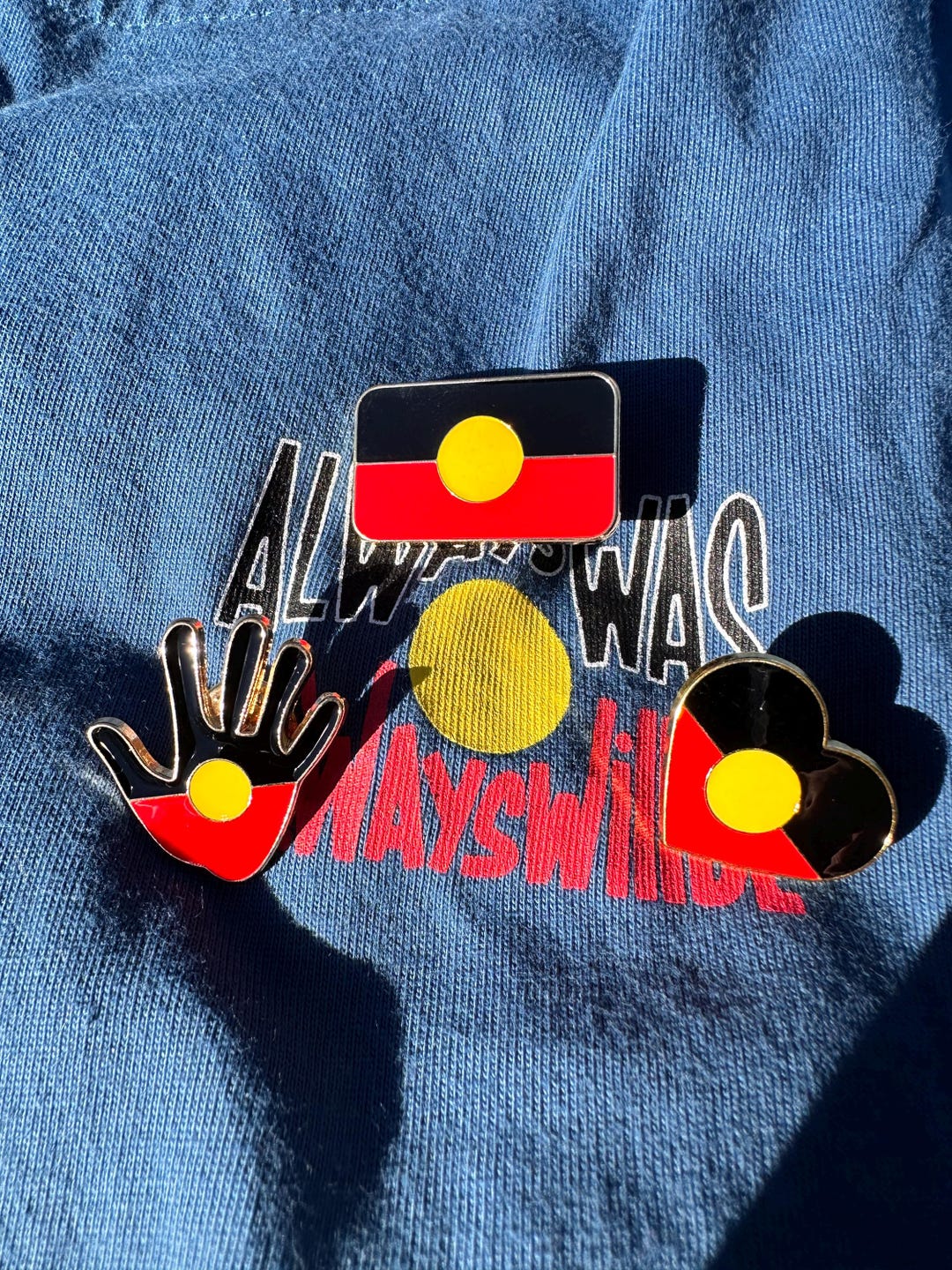 Badge Pin Aboriginal Flags First Nation Pin Brooch Indigenous Yellow ...