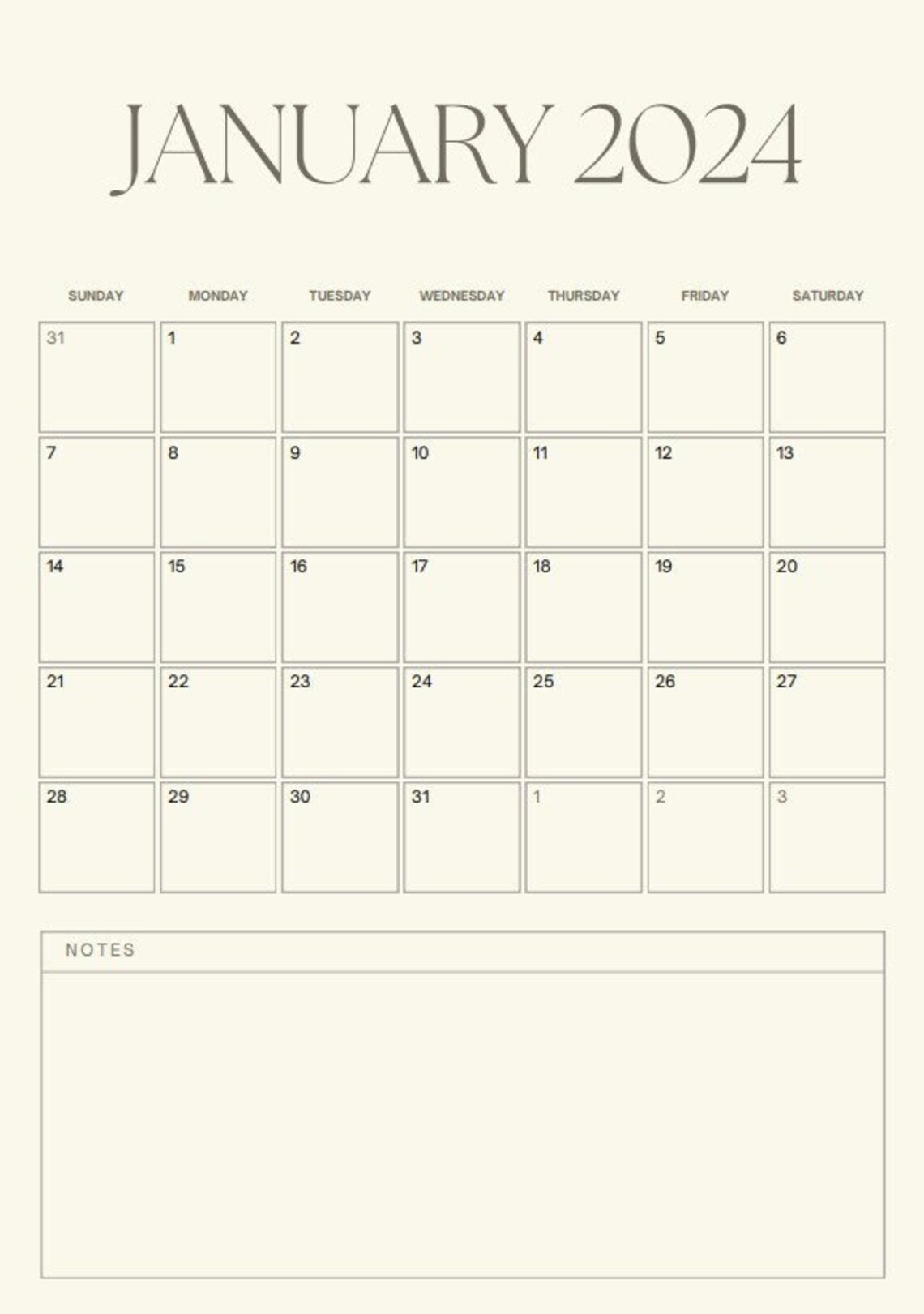 Digital Calendar 2024 - Etsy