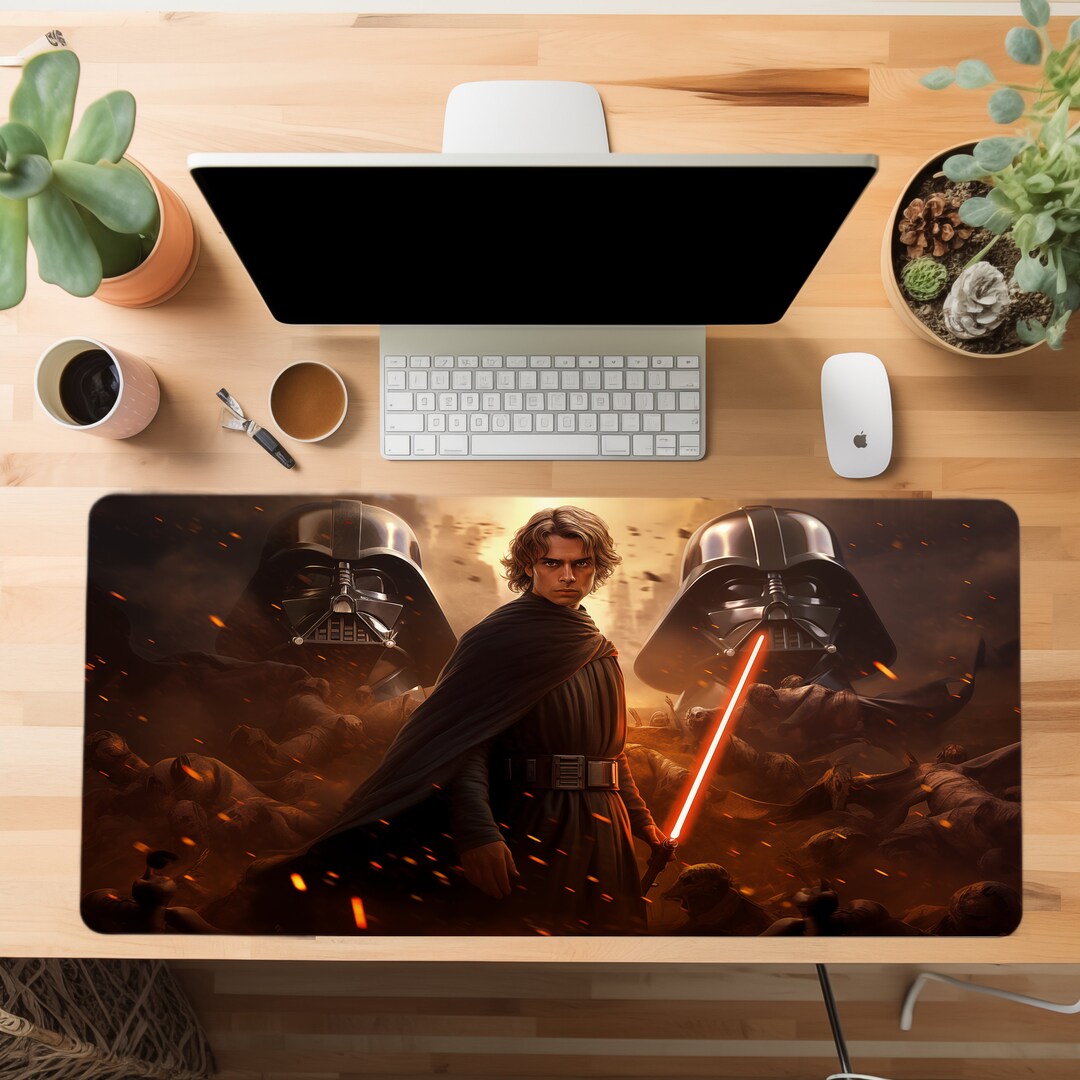 Star Wars Inspired Jedi Mouse Mat, Large 31.5x15.5 - Etsy