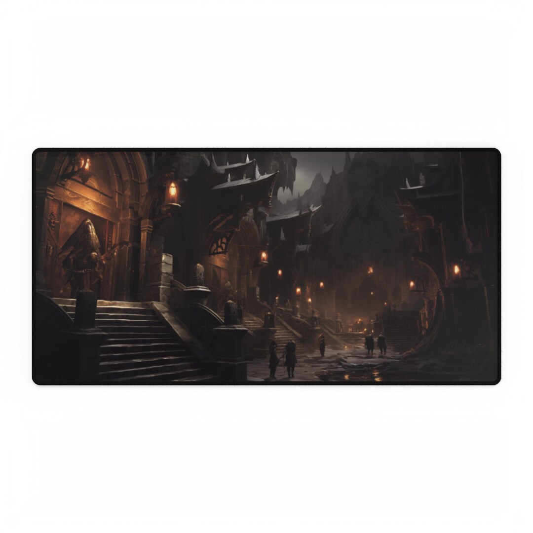 Elder Scrolls Skyrim Desk Mat Large 31.5x15.5 - Etsy