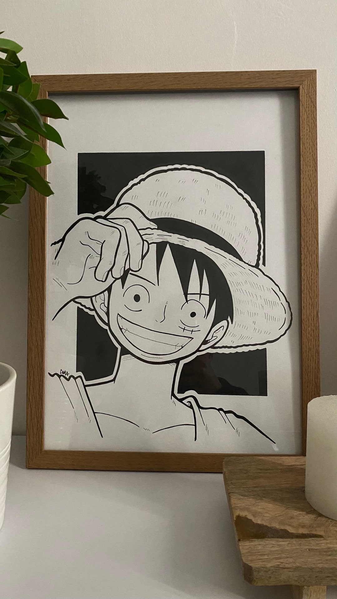 One Piece Art Poster Luffy Poster - Etsy