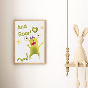 Alien Nursery Wall Prints, Be Kind and Smile With Aliens - Etsy