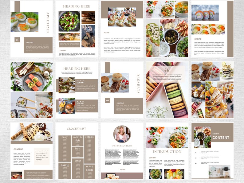 Customizable Canva Recipe Book: Make Your Family's Cookbook Unique With ...