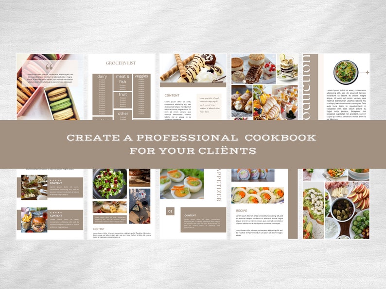 Customizable Canva Recipe Book: Make Your Family's Cookbook Unique With ...