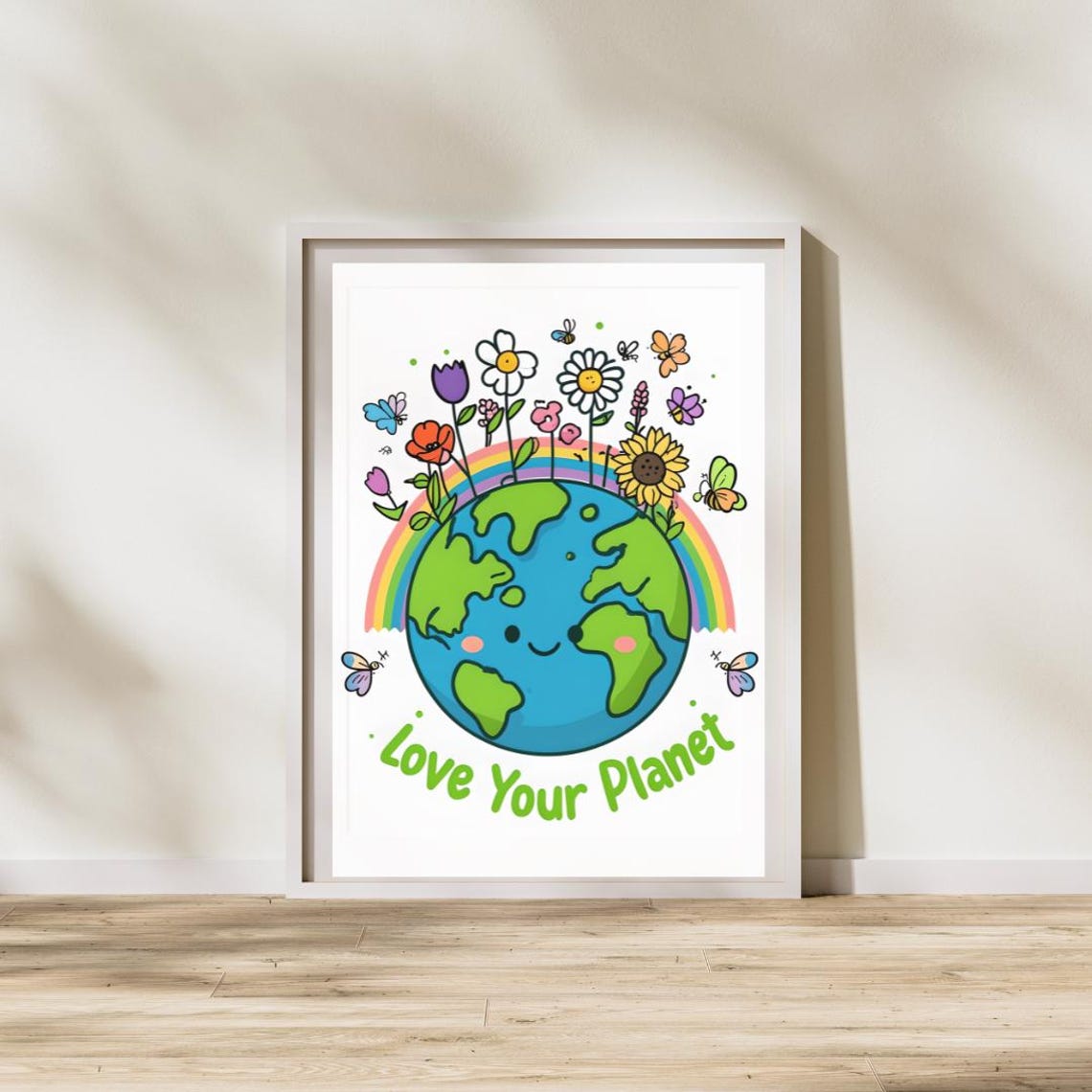 Love Your Planet Earth Day Poster | Eco Friendly Classroom Wall Art ...
