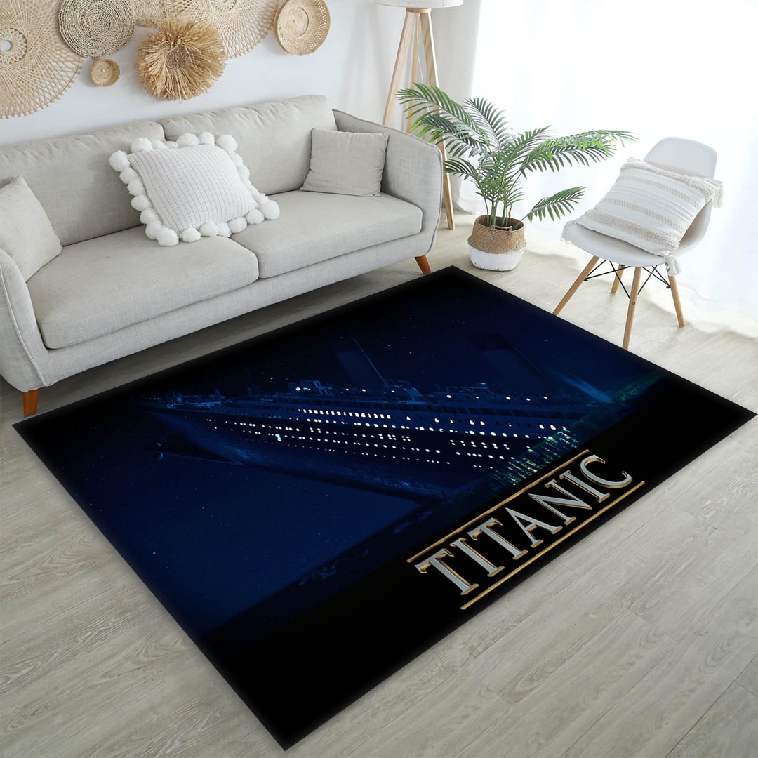 Titanic Rug, Titanic, Movie Rug, Titanic Pattern Rug, Titanic Ship ...