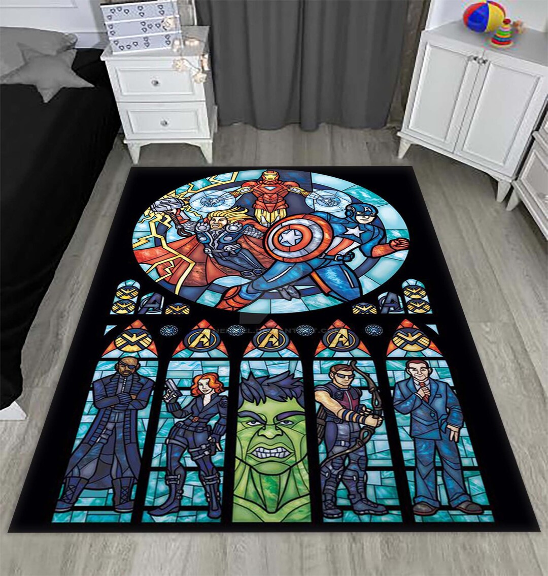 Superhero Rug, Superhero, Movie Character Rug, Cartoon Character Rug ...