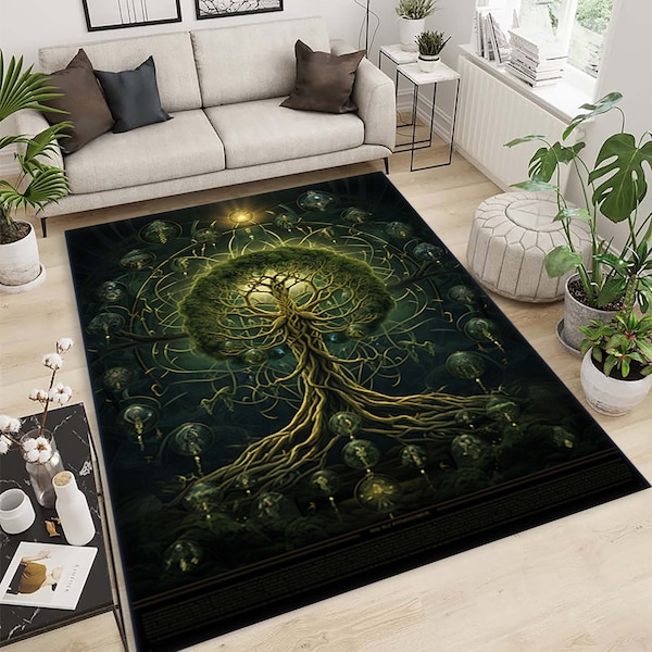 Tree of Life Rug - Etsy