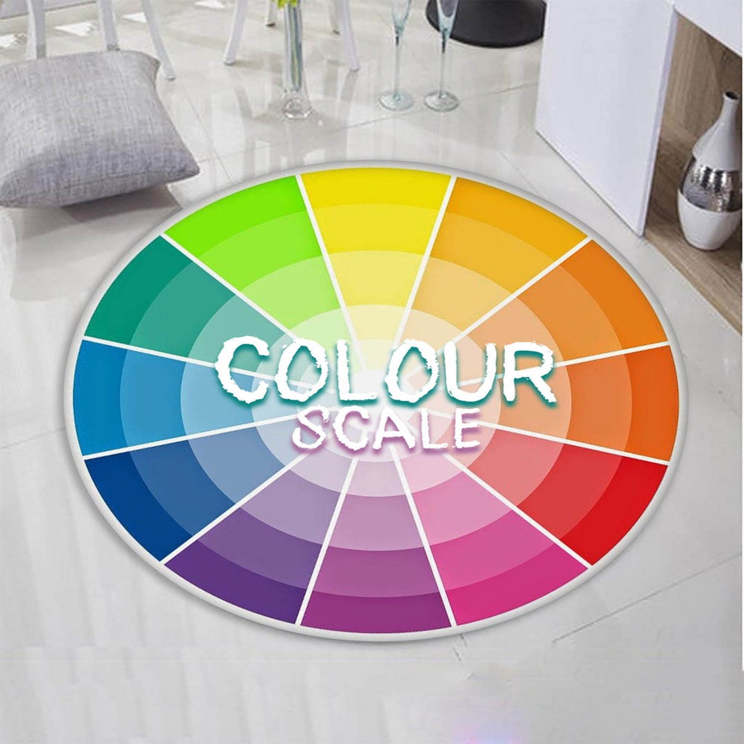 Color Chart Rug, Color Chart, Birthday Gift, Special Gift, Office Rug ...