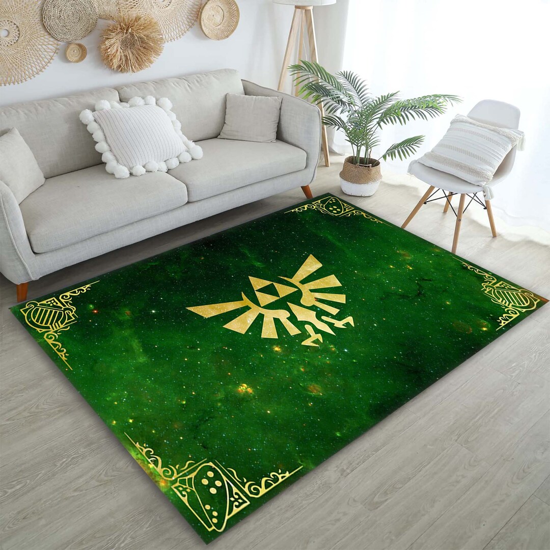 Zelda Rug, Zelda Patterned Rug, Legend of the Zelda, Gamer Rug, Game ...