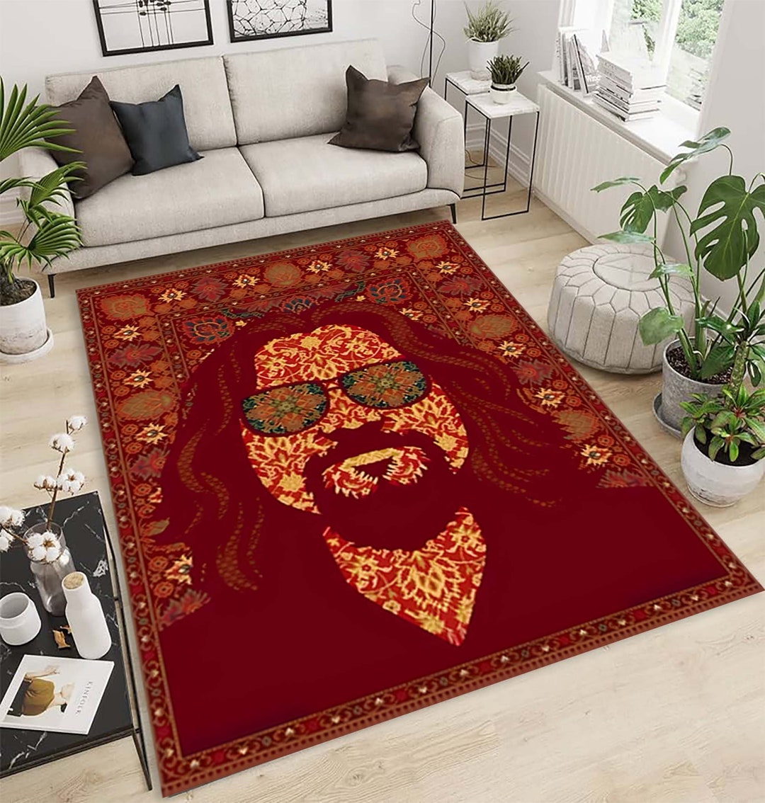 Dude Rug, Big Lebowski Rug, Big Brother Rug, Movie Rug, Movie Character ...