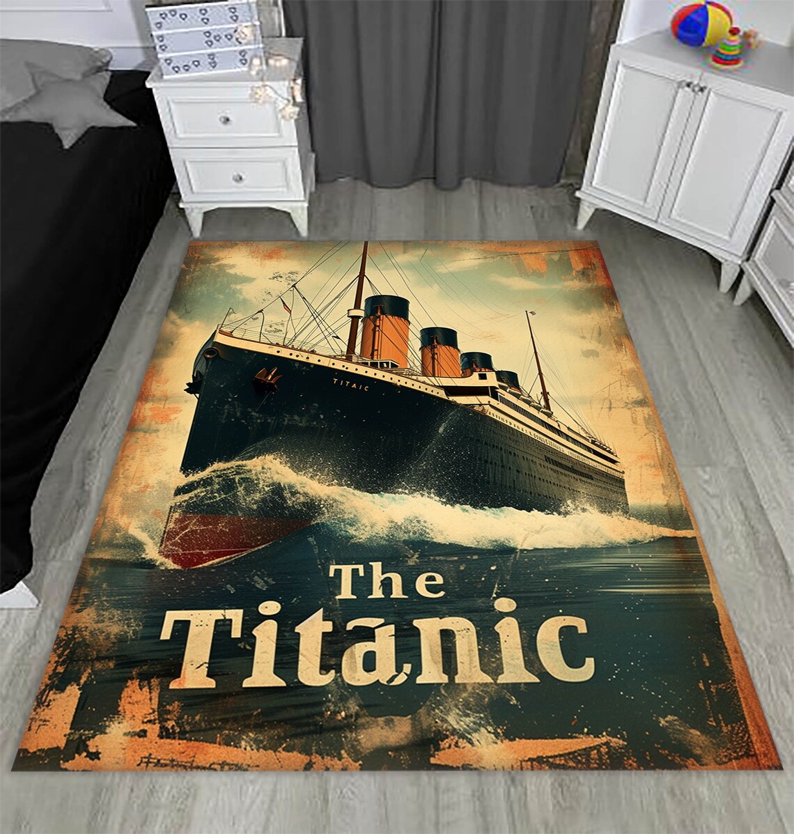 Titanic Rug, Titanic, Movie Rug, Titanic Pattern Rug, Titanic Ship ...