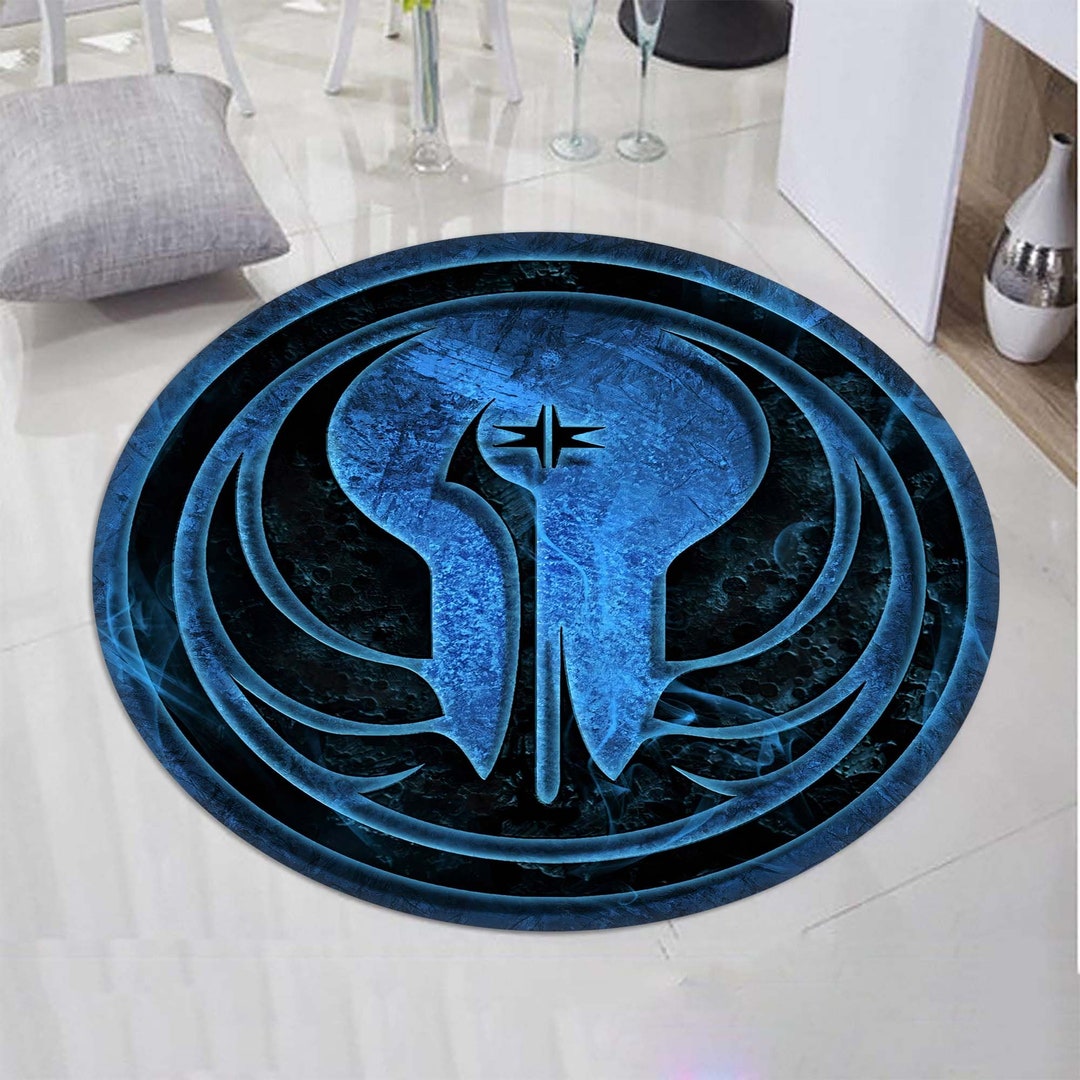 Starwars Rug, Star Wars, Starwars Jedi Rug, Jedi Symbol, Jedi Symbol ...