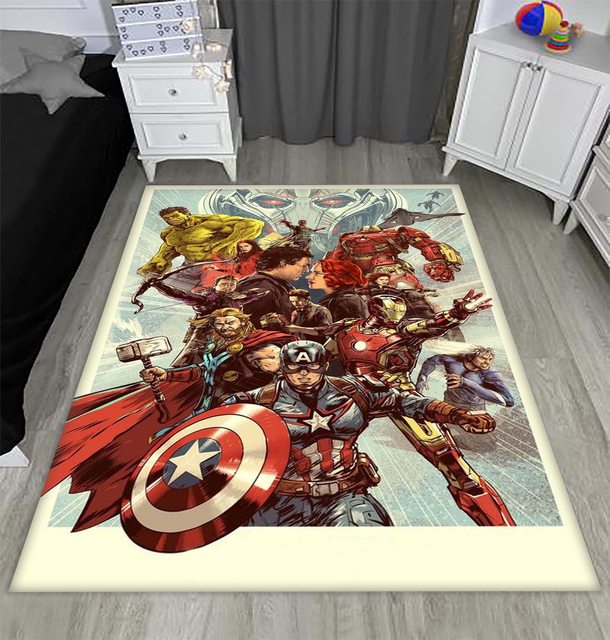 Superhero Rug, Superhero, Movie Character Rug, Cartoon Character Rug ...