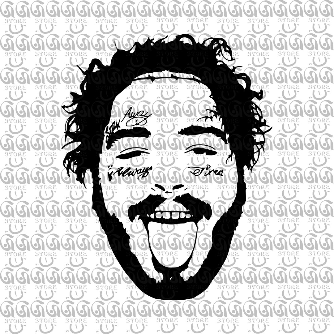 Post Malone, Vector Image, Cricut, Cut, Cutting and Printing, Laser ...