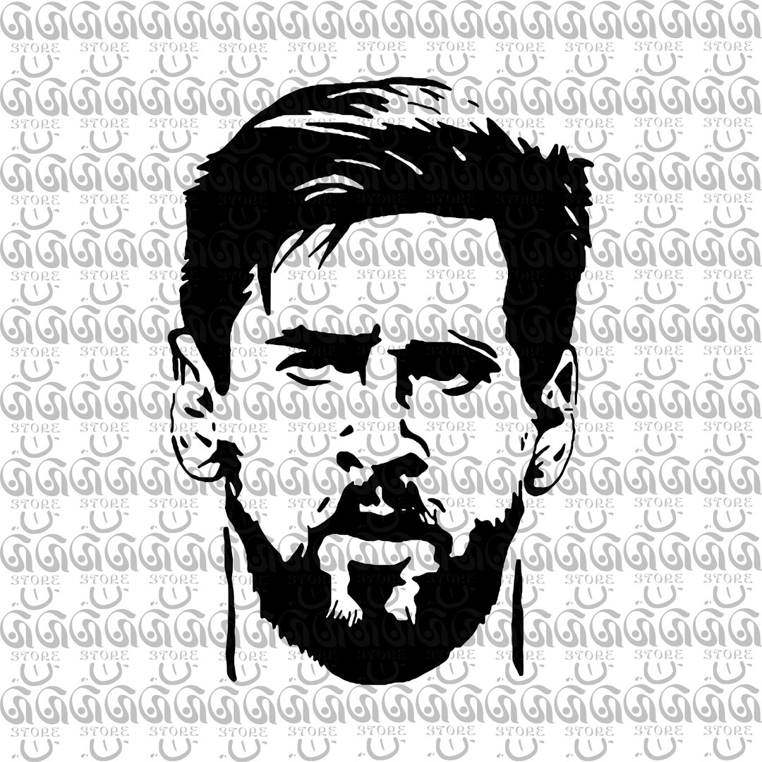 Messi, Vector Image, Cricut, Cutting and Printing, Laser Cutting ...