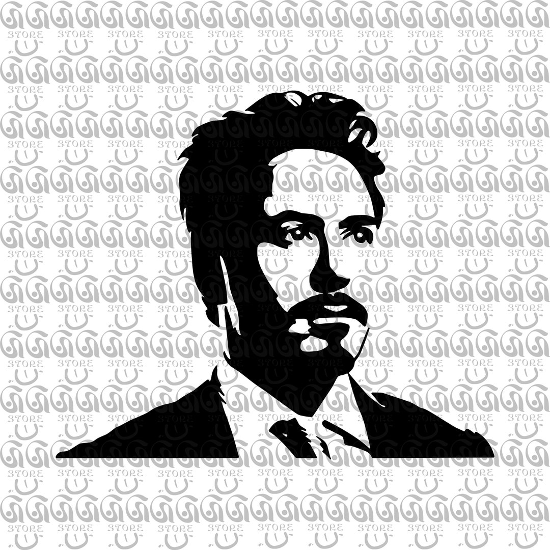 Robert Downey Jr, Vector Image, Cricut, Cut, Cutting and Printing ...