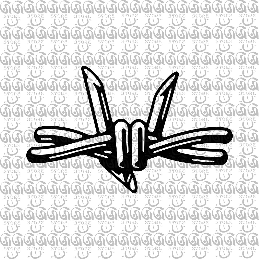 Barbed Wire Rock and Roll Hand Sign SVG, Sign of the Horns SVG, Rock ...