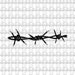 Barbed Wire Knot SVG, Barbed Wire Fence SVG, Fence With Spikes SVG ...