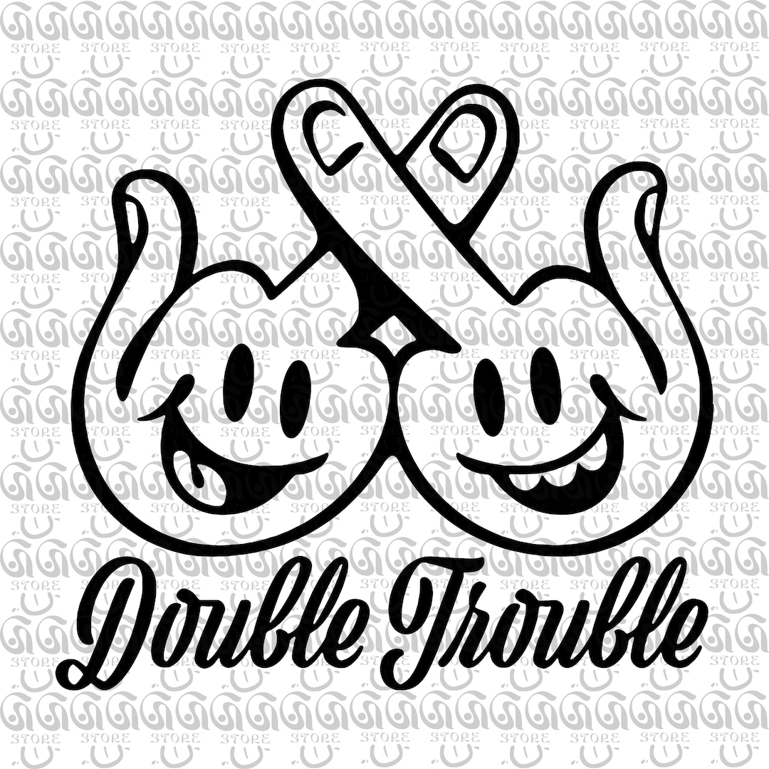 Cartoon Hands SVG, Middle Finger SVG, Double Trouble SVG, Smiley Faces ...