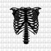 Skeleton Rib SVG, Rib Cage SVG, Skeleton Rib Cage SVG, Human Bones Svg ...